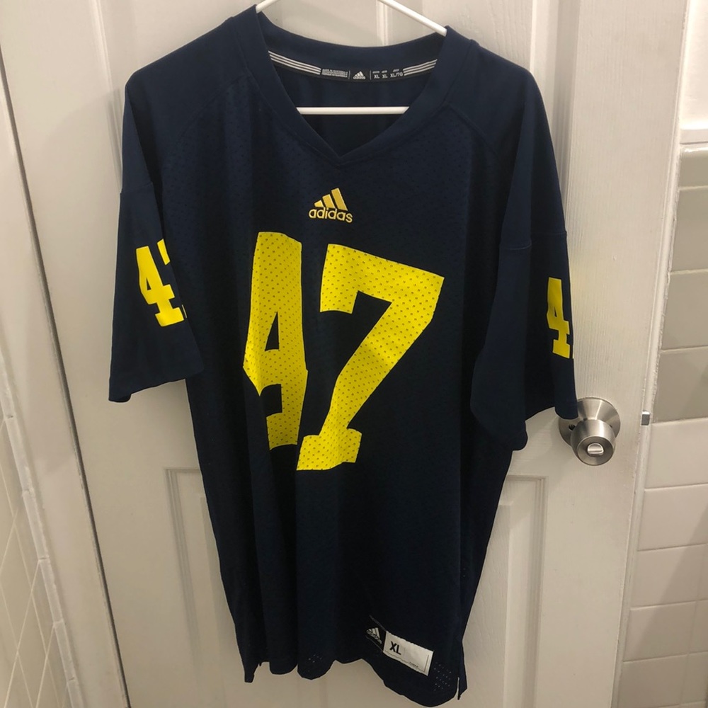 Adidas Michigan Football Jersey - Gem